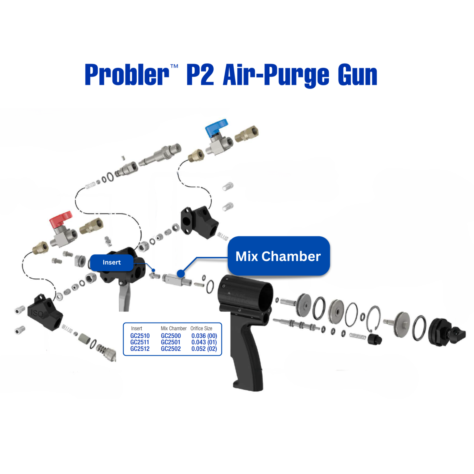 Mix Chamber for P2 Gun – Air Pump