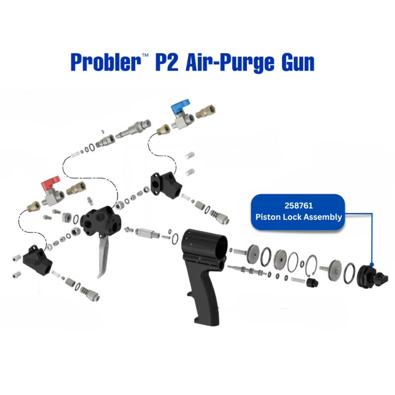 Piston Lock Assembly for P2 gun – Air Pump