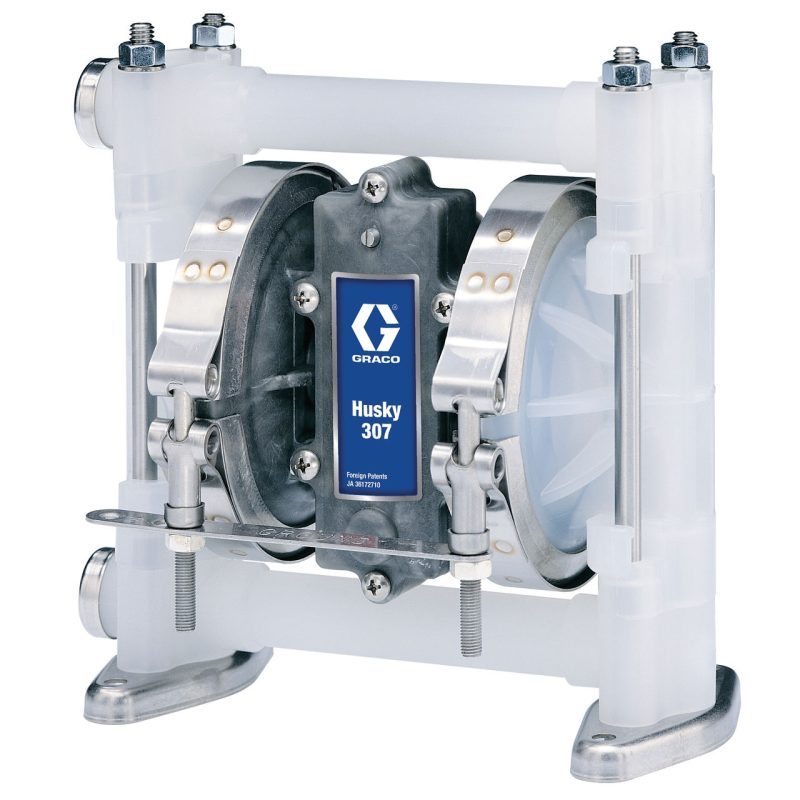 Graco Husky 307 Polypropylene Wetted Body Teflon Diaphragms BSP – Air Pump